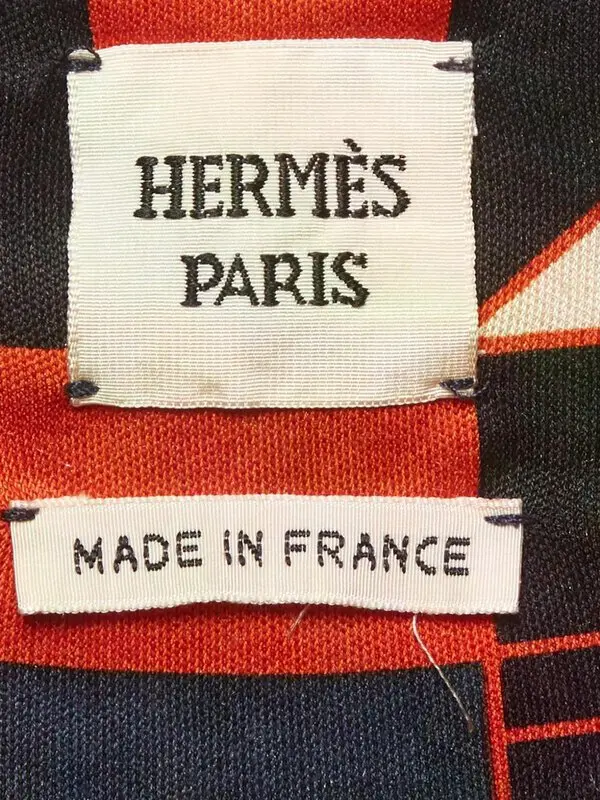 Hermès Typographic-print Silk Leggings