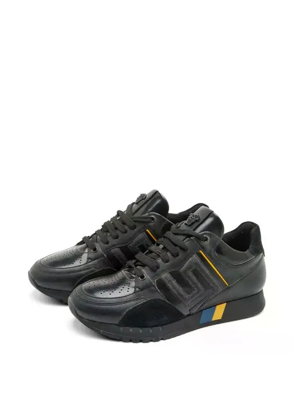 Versace Odissea Leather Sneakers