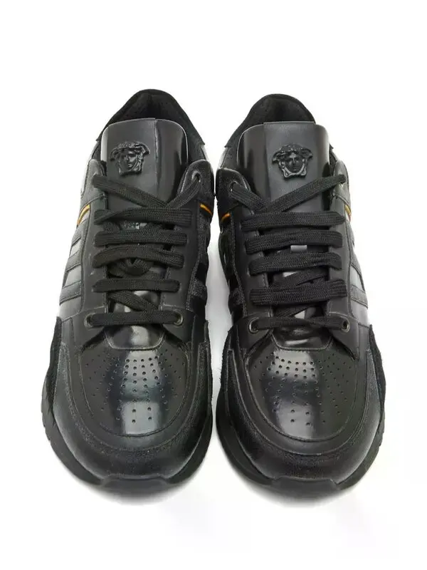 Versace Odissea Leather Sneakers