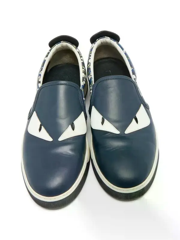 Fendi Monster Eyes Slip-on Sneakers
