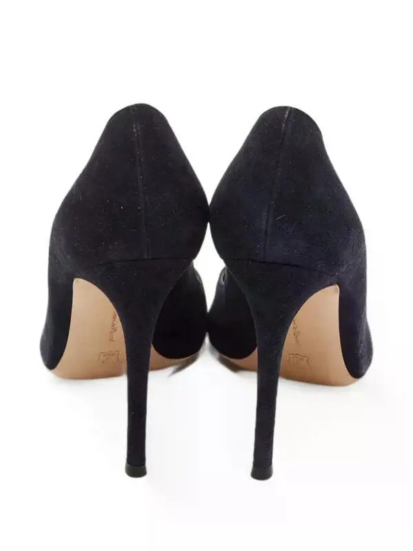 GIANVITO ROSSI Portofino Suede Heeled Pumps