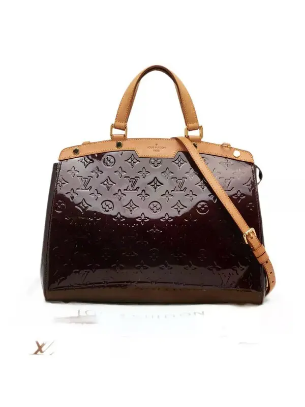 LOUIS VUITTON 2011 Gm Brea Vernis Monogram Handbag