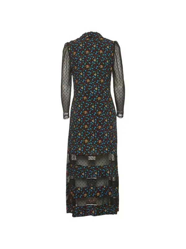 Maje Rezia Floral-print Maxi Dress