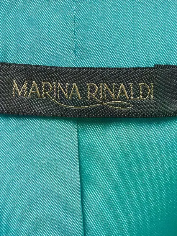 Marina Rinaldi Fitted Sateen Blazer