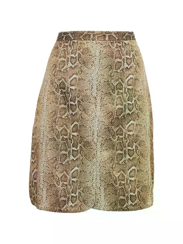 Giorgio Armani Jacquard-texture Mini Skirt