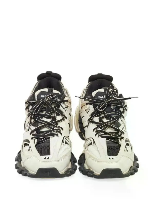 Balenciaga Rack Faux-leather And Mesh Sneakers