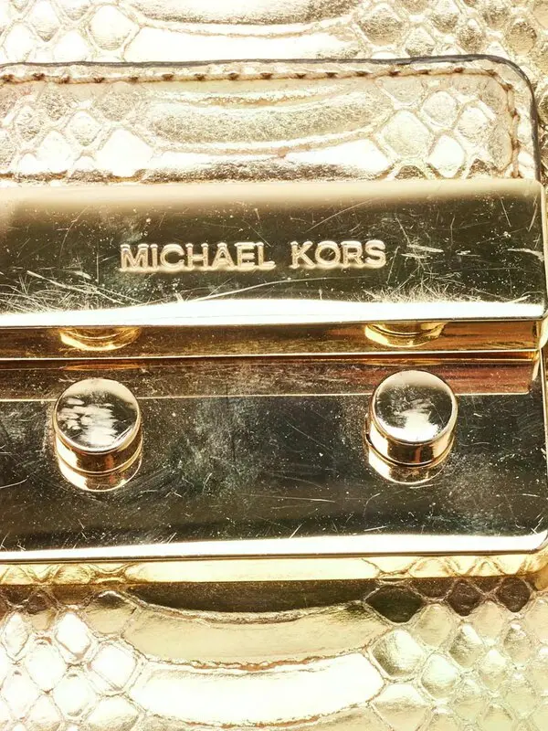 Michael Kors Piper Snake-effect Shoulder Bag