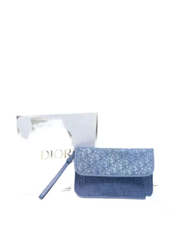 Dior 2019 Logo-embossed Pouch
