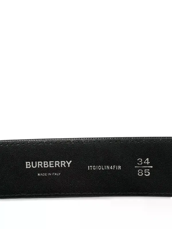 Burberry Covered Clip Buckle Belt