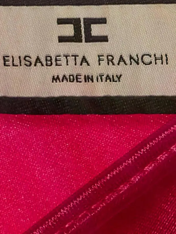 Elisabetta Franchi Cut-out Lamé Maxi Dress