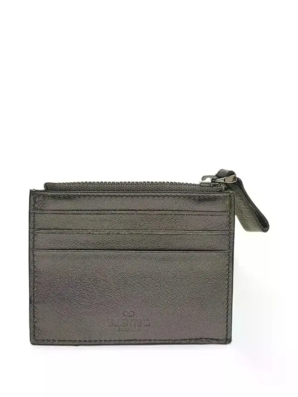 Valentino Garavani Rockstud Zip Card Holder