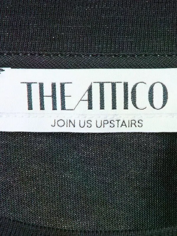 Attico Structured-shoulder T-shirt