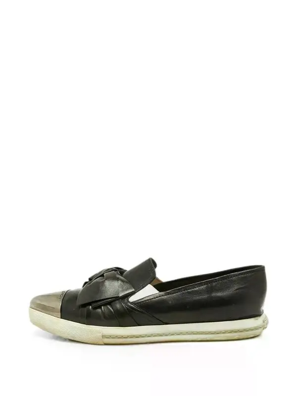 Miu Miu Knot Bow Loafers