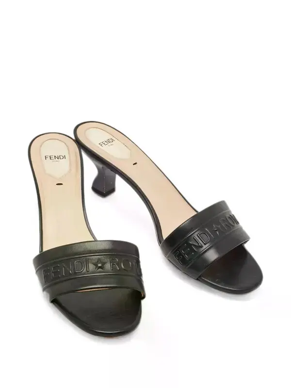 Fendi Logo Sandals