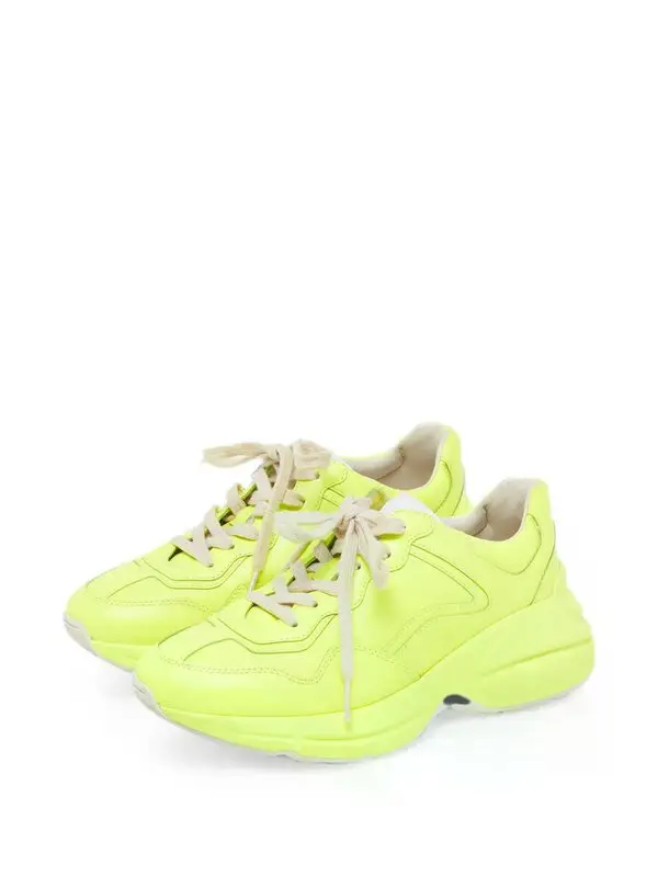 Gucci Rhyton Leather Low-top Sneakers