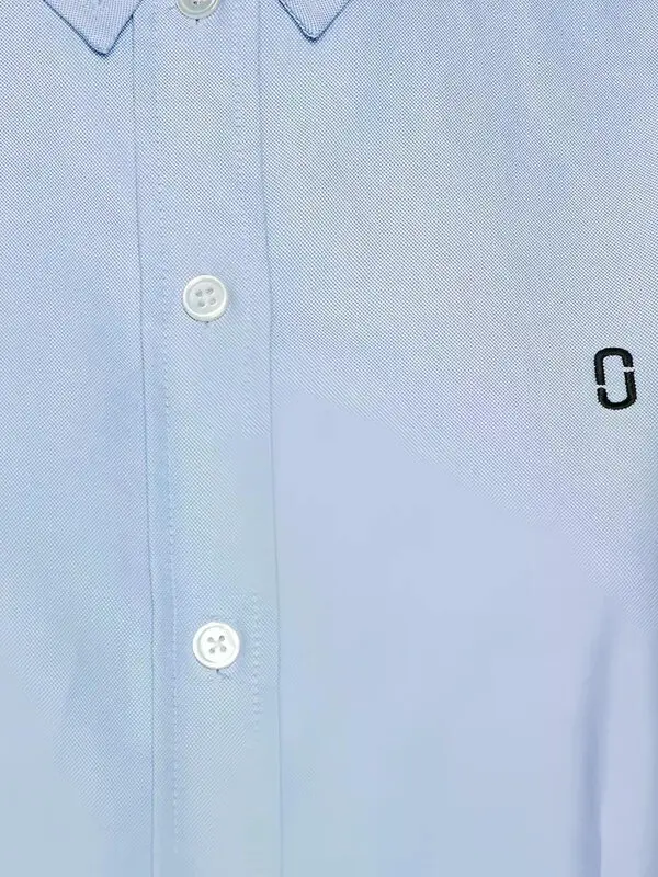 Marc Jacobs Puff-sleeve Cotton Shirt - Blue