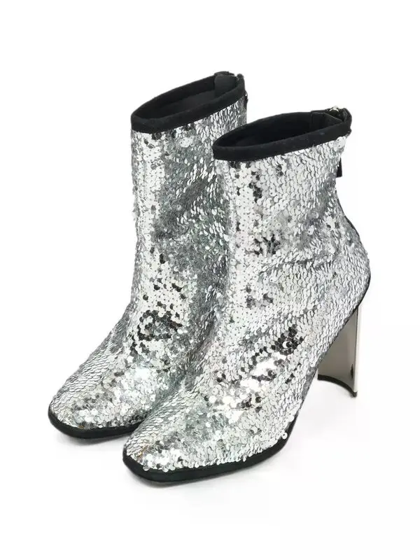 GIUSEPPE ZANOTTI Sequinned Ankle Boots
