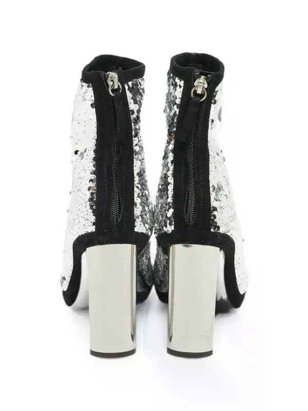 GIUSEPPE ZANOTTI Sequinned Ankle Boots
