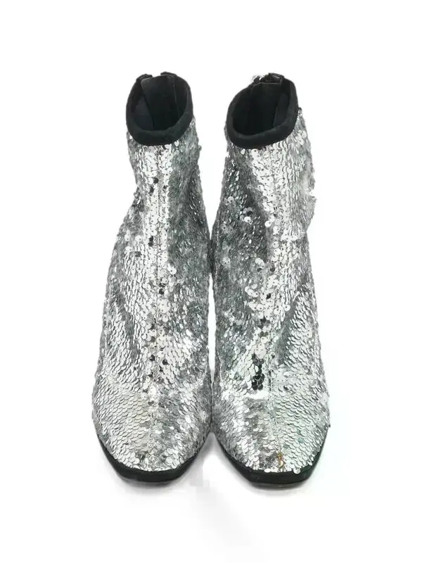 GIUSEPPE ZANOTTI Sequinned Ankle Boots