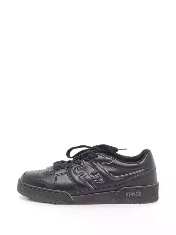 Fendi Match Low-top Sneakers - Black