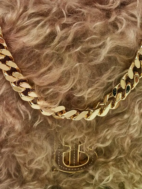 Burberry The Lola Shearling Two-way Handbag