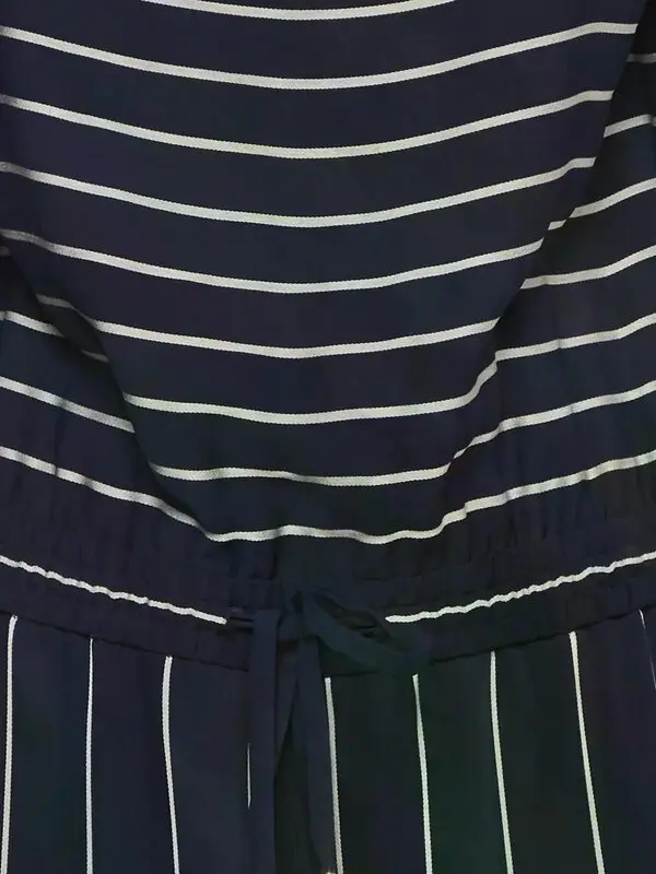 Ralph Lauren Striped Crepe Jumpsuit