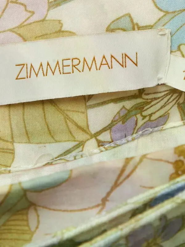 Zimmermann Floral-print Belted Maxi Skirt