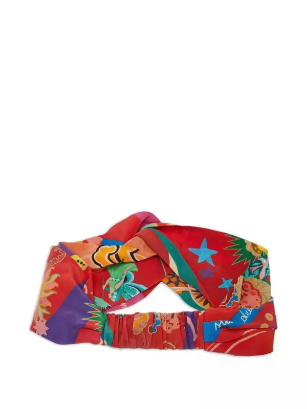 Etro Floral-print Silk Headband