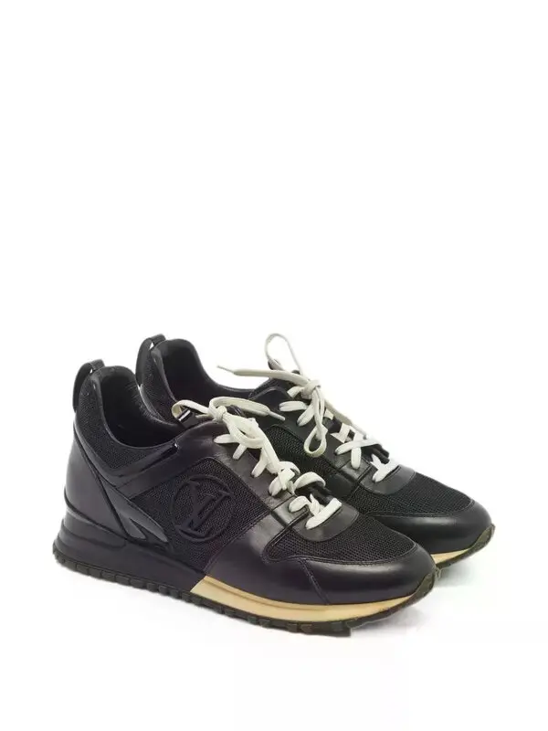 LOUIS VUITTON Run Away Leather Sneakers