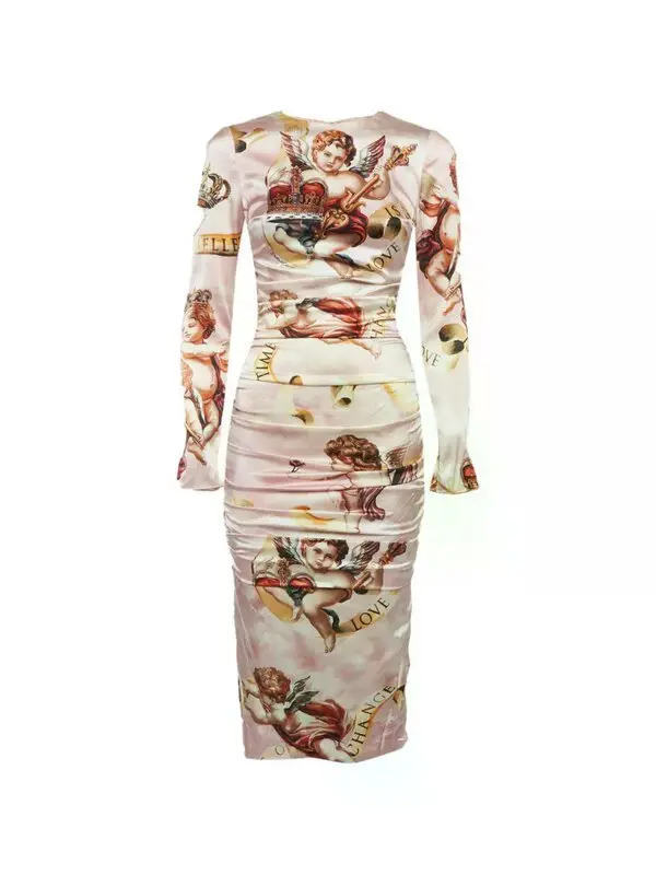 Dolce & Gabbana Baroque Midi Dress