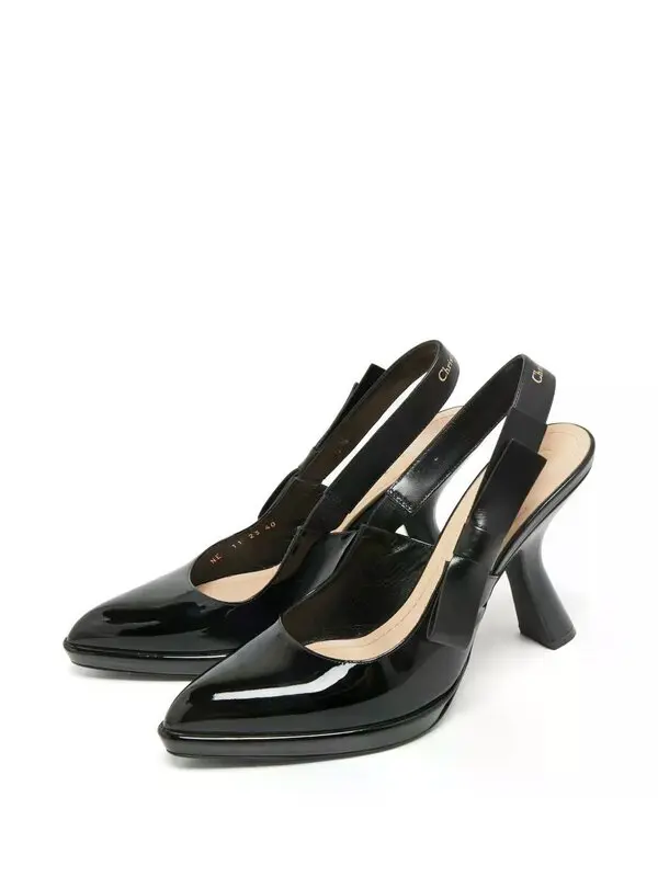 Dior Patent Leather Slingback Pumps