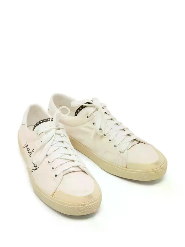 Saint Laurent Court Classic Embroidered Sneakers