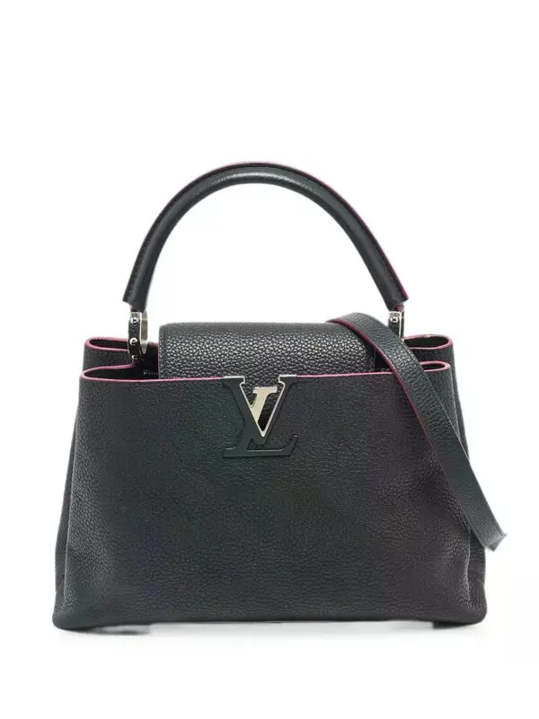 LOUIS VUITTON 2017 Capucines Pm Tote Bag