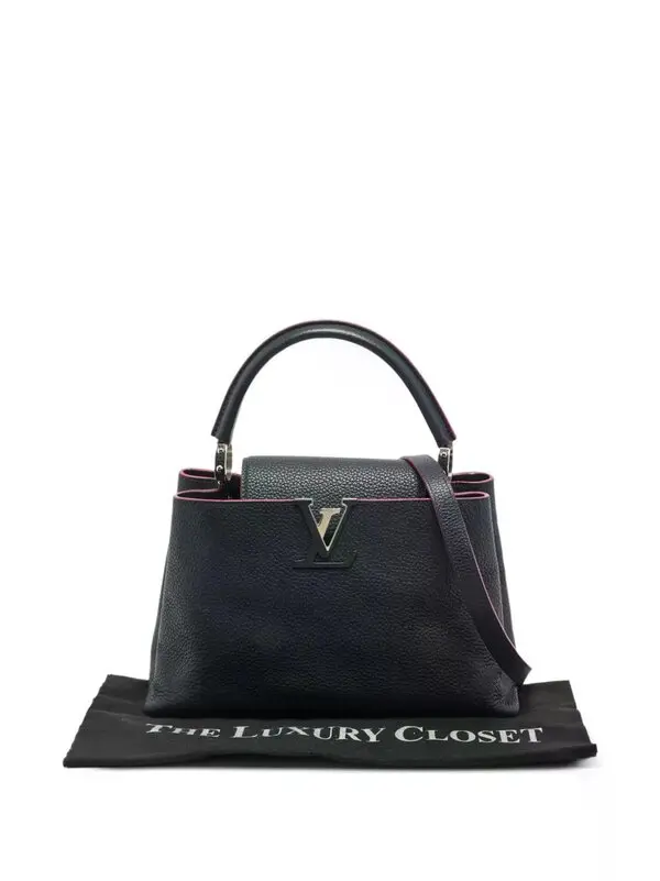 LOUIS VUITTON Capucines Pm Tote Bag - Blue