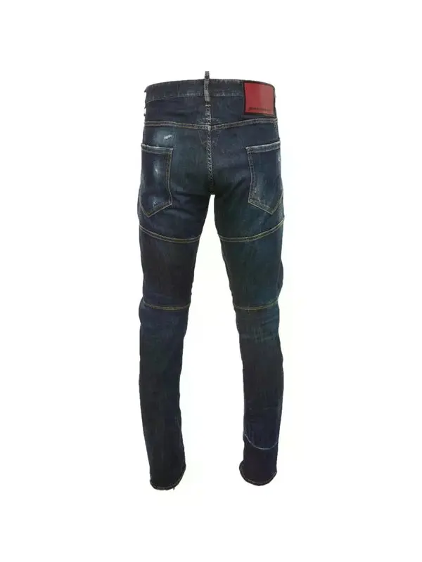 Dsquared2 Tidy Biker Slim-fit Jeans - Blue
