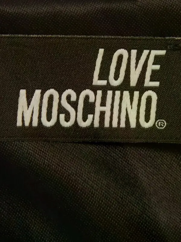 Moschino Midi Heart-print Flared Dress