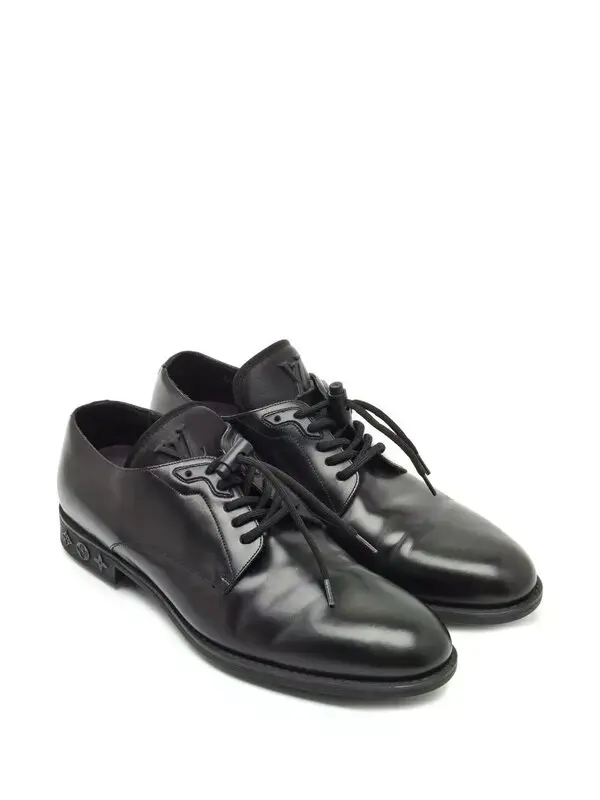 LOUIS VUITTON Leather Derby Shoes