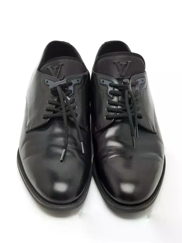 LOUIS VUITTON Leather Derby Shoes