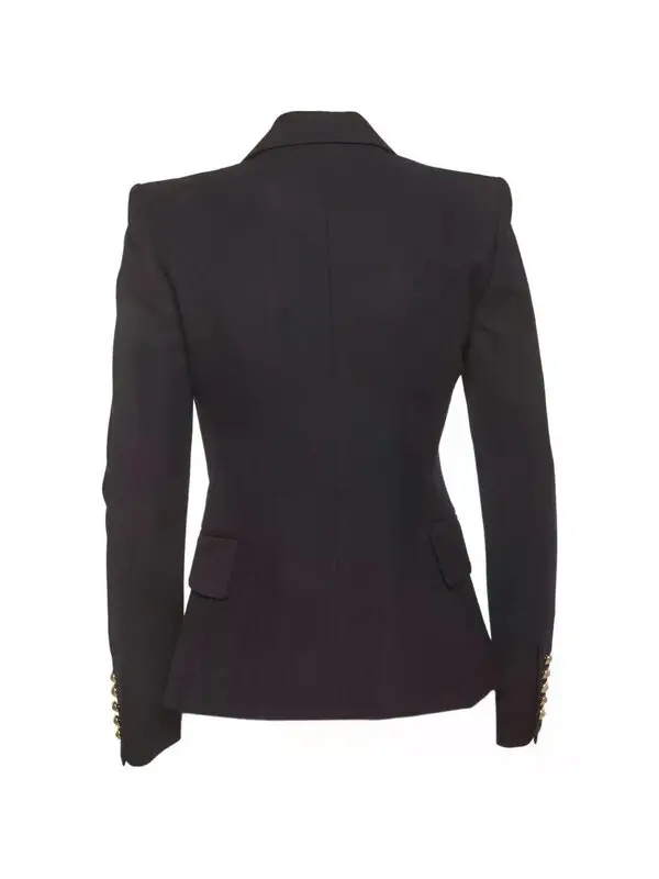 Balmain Double-breasted Gabardine Blazer
