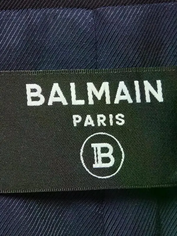 Balmain Double-breasted Gabardine Blazer
