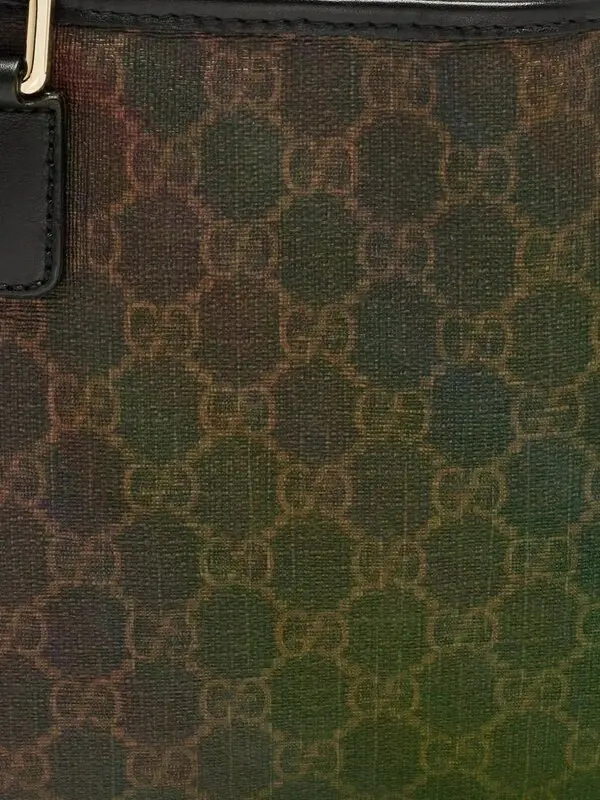 Gucci Gg Supreme Leather-trim Tote Bag