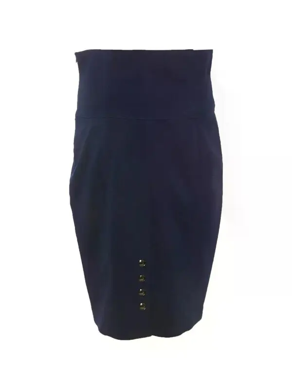 Burberry High-waist Pencil Midi Skirt