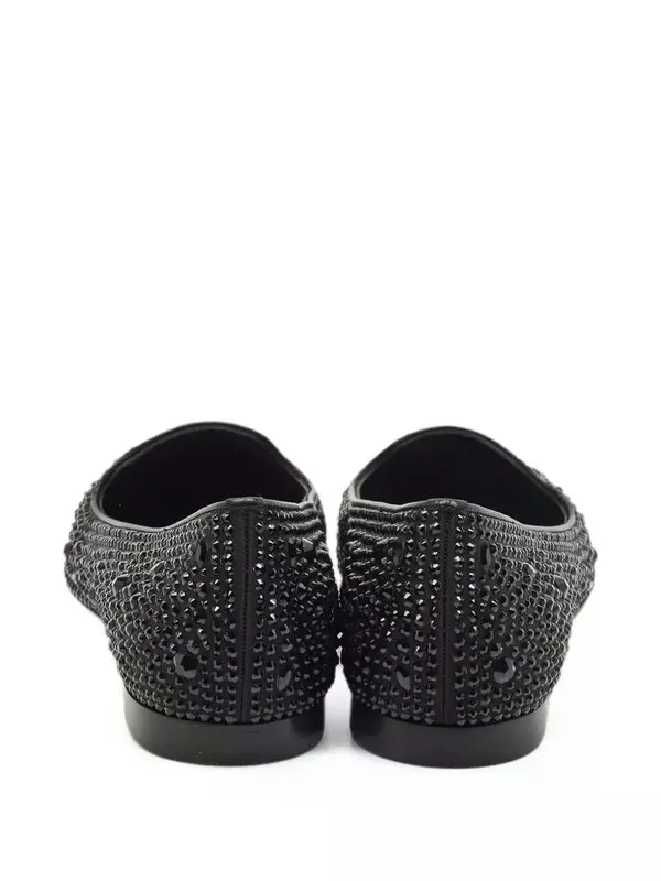 GINA Crystal-embellished Ballet Flats