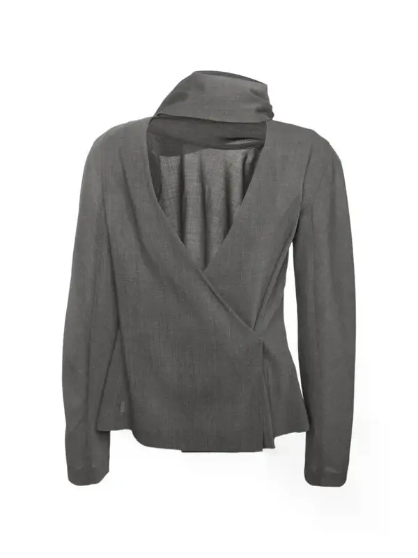 Jacquemus Scarf-collar Backless Blouse