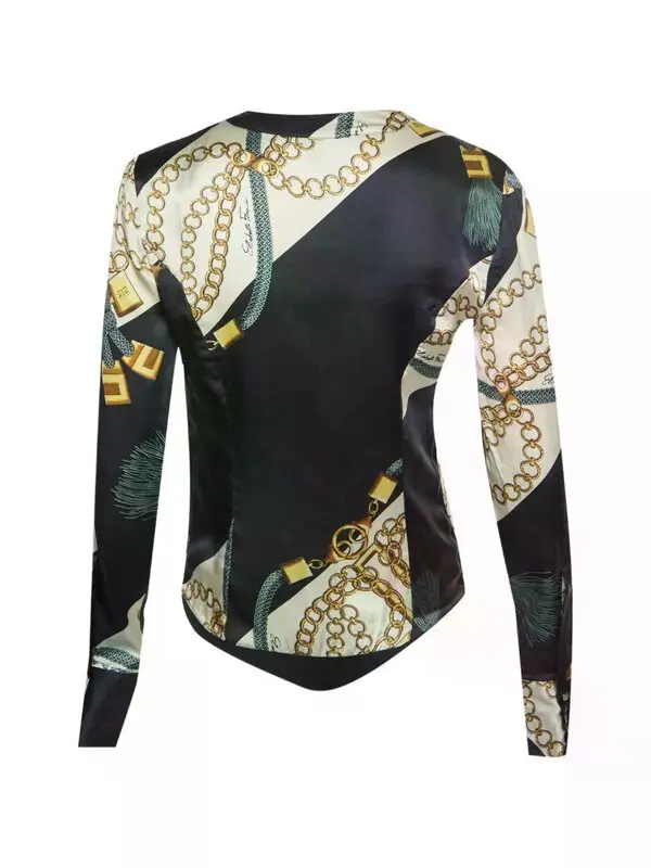Elisabetta Franchi Long-sleeve Bodysuit