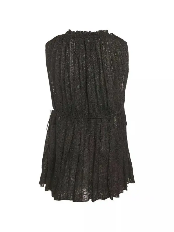 Missoni Lurex-knit Tunic Top - Black