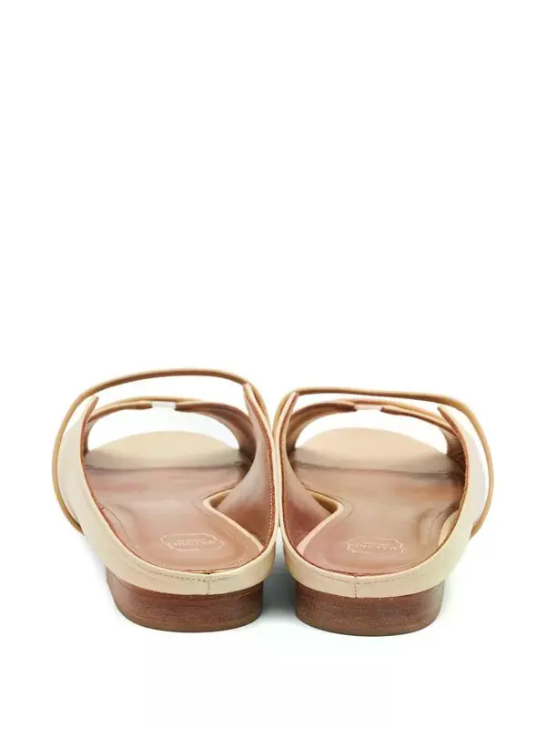 MALONE SOULIERS Norah Strap Mules - Neutrals