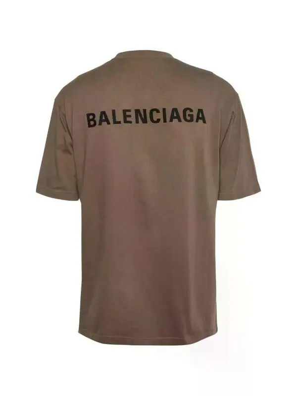 Balenciaga Logo-embroidered Short-sleeve T-shirt