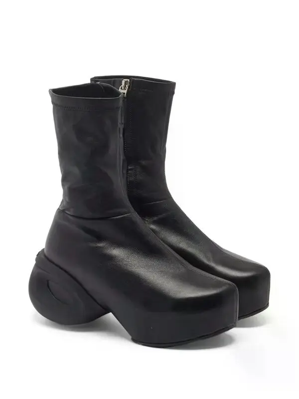 Givenchy G Clog Leather Ankle Boots