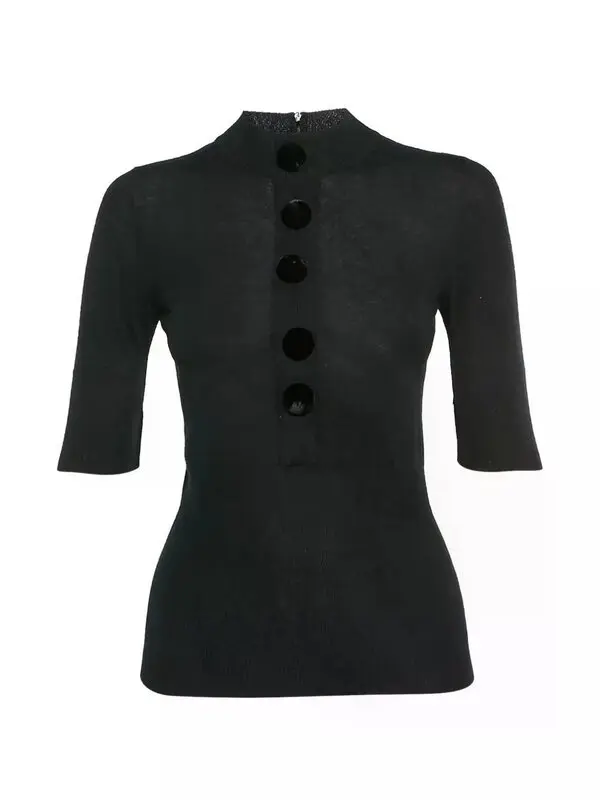 LOUIS VUITTON Mock-neck T-shirt